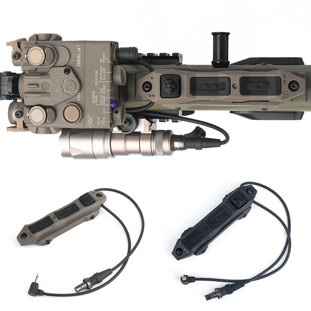 WADSN Tactical Augmented Dual Function Tape Switch 2.5mm Plug For PEQ ...