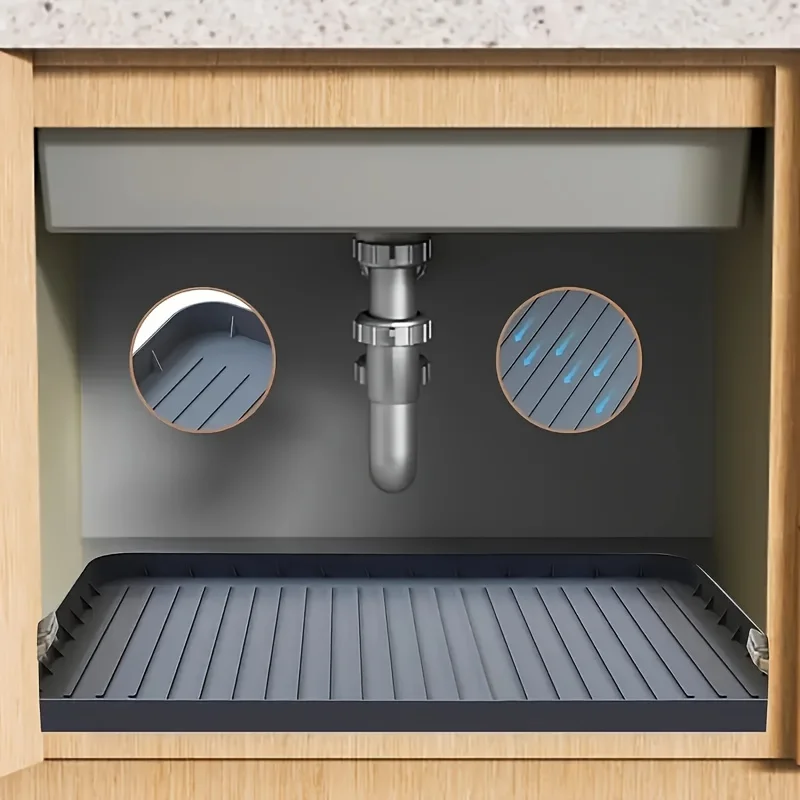 1pc Durable and multifunctional drain pad! Waterproof drip tray lining ...