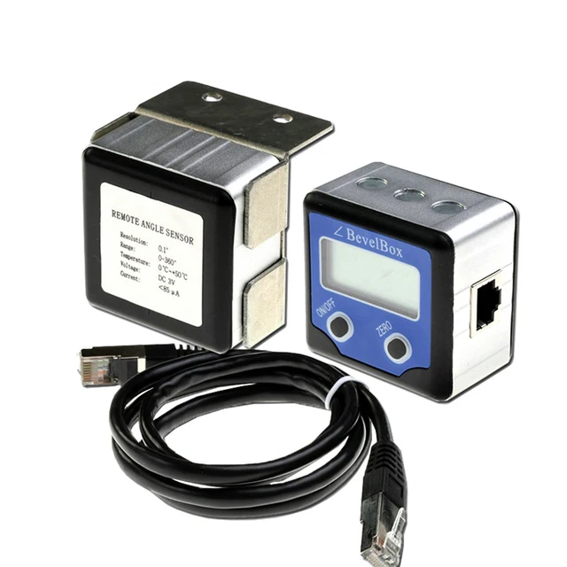 4*90 Remote Angle Sensor Protractor separated sensor and display ...