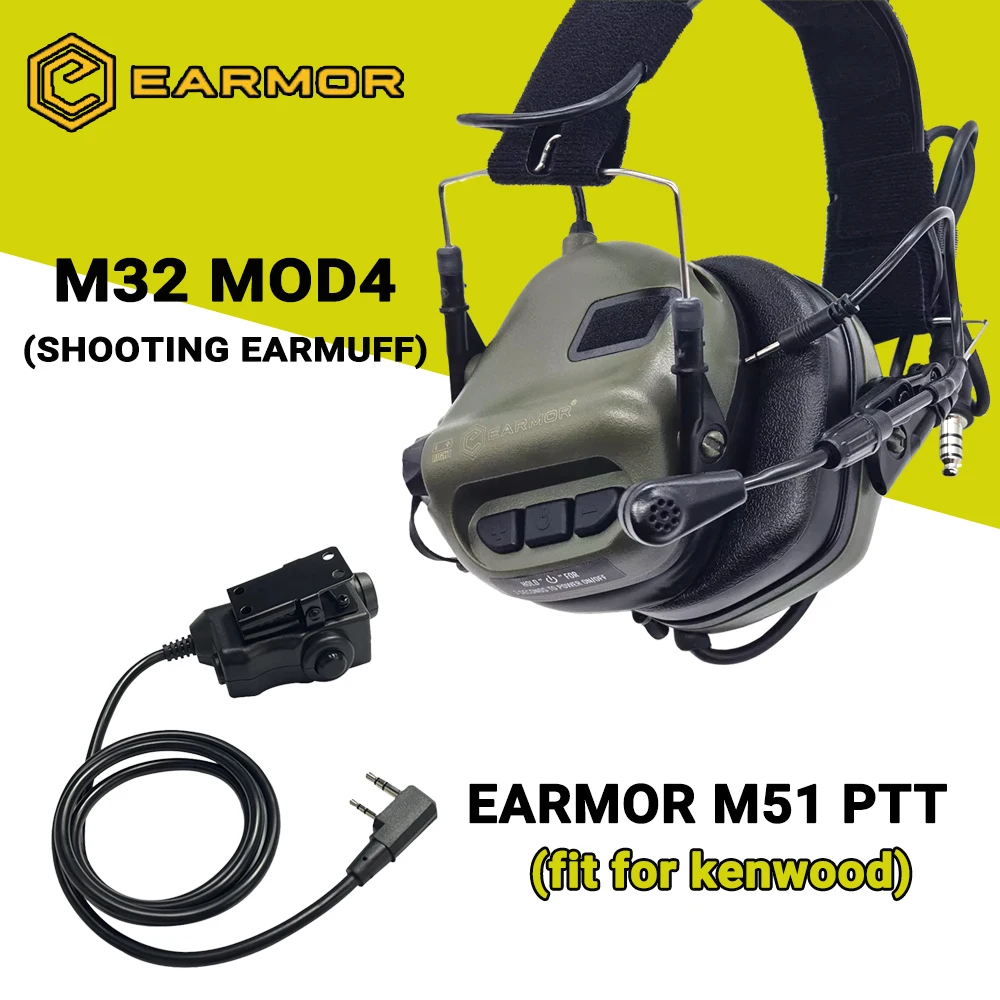 EARMOR-M32-MOD4-Tactical-Headset-Anti-Noise-Headphones-Communication ...