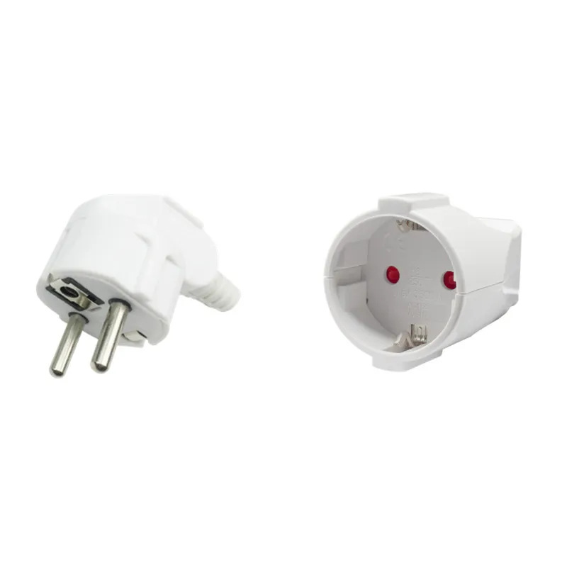 White-250v-16a-Male-Female-Assembly-Receptacle-connector-french-Russia ...
