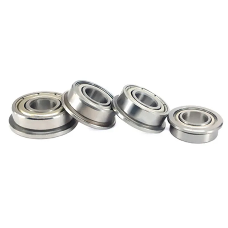 10pcs/Lot MF95ZZ MF104ZZ MF105ZZ MF106ZZ MF115ZZ Flange Bearing Thin Wall Deep Groove Ball ...
