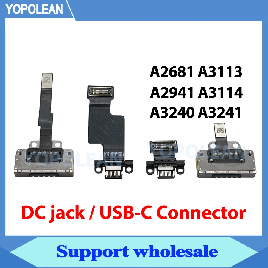 New Original Type-C USB-C Connector Power DC Jack For Macbook Air M2 M3 ...