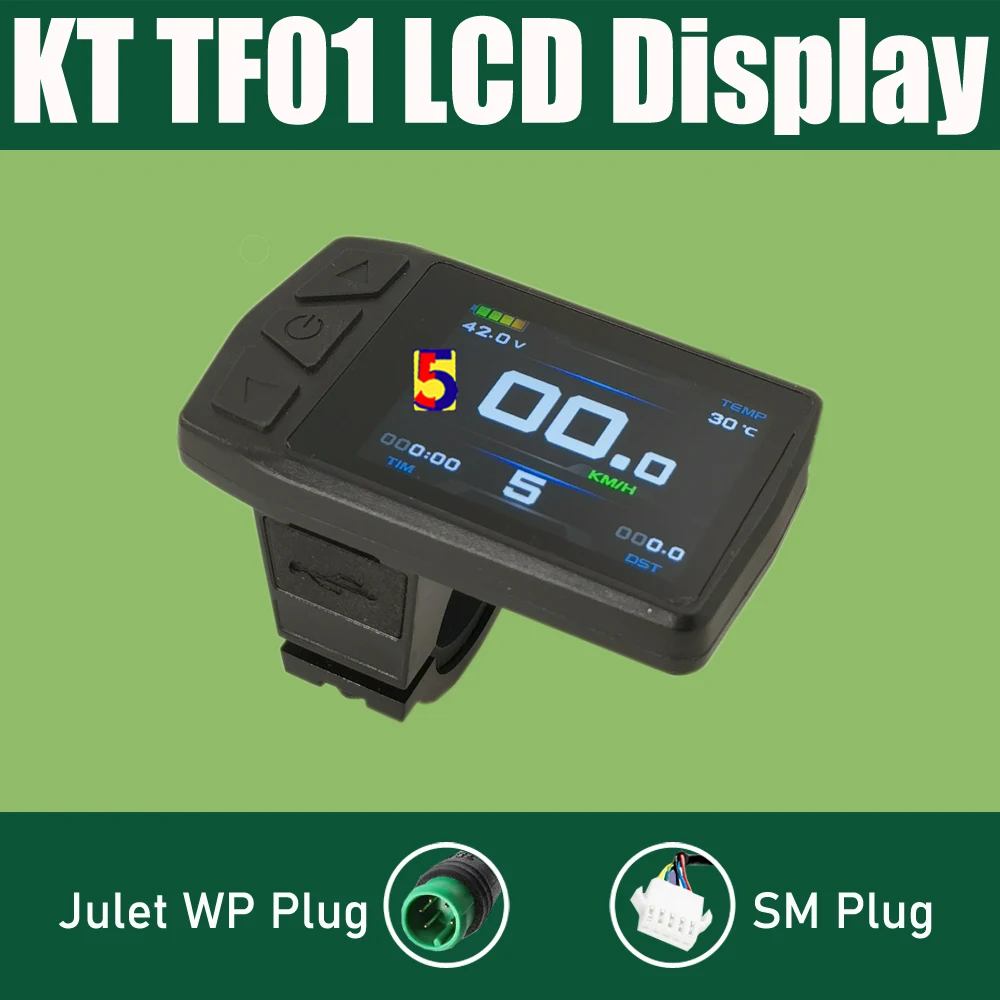 Ebike-Smart-Meter-KT-Display-LCD-Colorful-Display-TF01-24V-36V-48V-KT ...