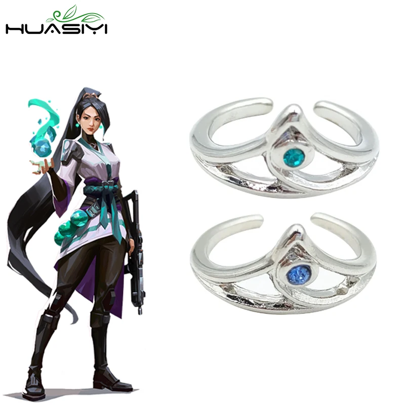 Game Jewelry Ring Valorant Sage Rings for Women Girl Role Cosplay ...