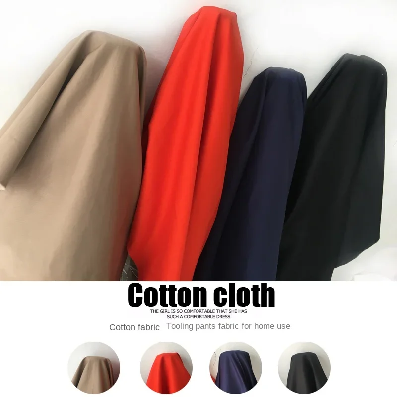 Elastic-Pure-Cotton-Fabric-Customized-Clothing-Pants-Work-Suit-Solid ...