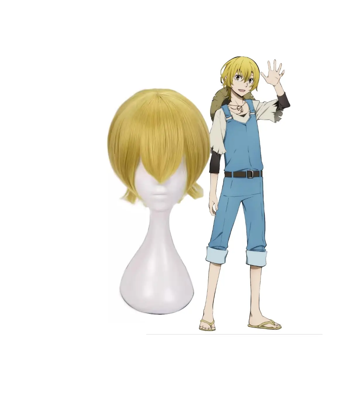 Peluca sintética de Anime Miyazawa Kenji, cosplay para adultos ...