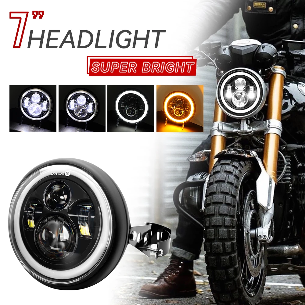 7inch-LED-Motorcycle-Headlight-Universal-7-5-Round-Head-Light-For-Cafe ...