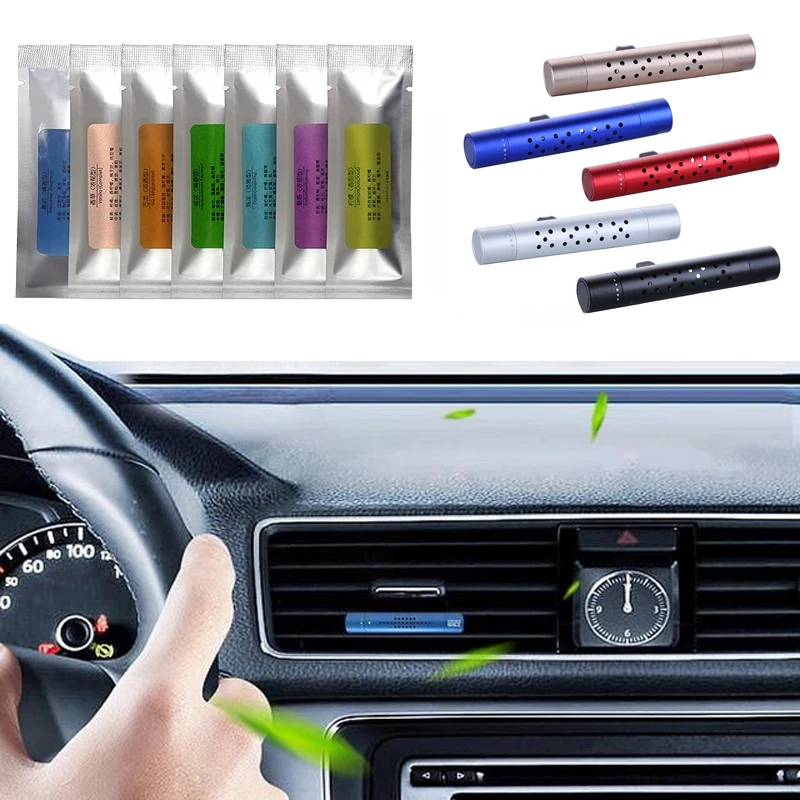 Car-Air-Freshener-Vent-Clip-Auto-Smell-Fragrance-Sticks-Auto-Scent ...