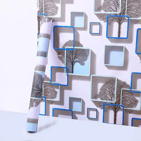 Papel tapiz impermeable de PVC para decoración del hogar, pegatina de ...