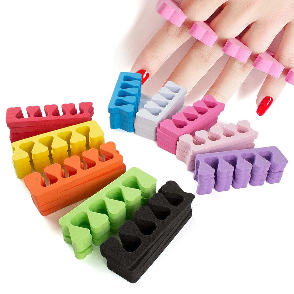800PCS-Pedicure-Toe-Separators-Set-Bulk-Nail-Art-Finger-Separators-Soft ...