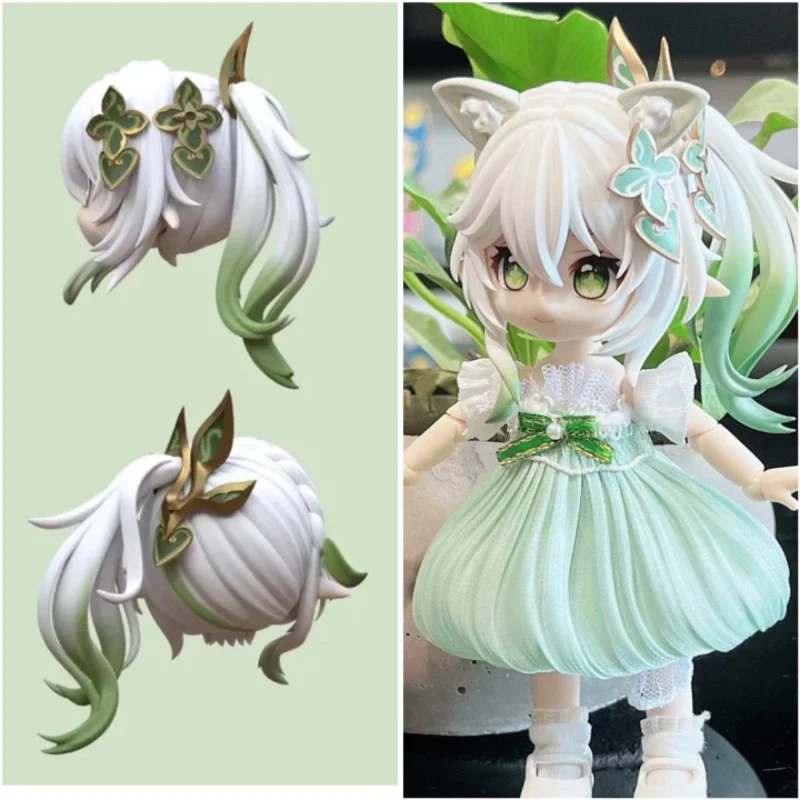 Nahida-GSC-Ob11-Ob22-Hair-Handmade-Doll-Head-Wig-Customized-Product ...