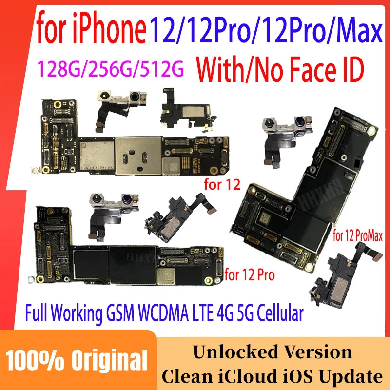 iCloud-Unlocked-Motherboard-Original-for-iPhone-12-Pro-Max-Mainboard ...
