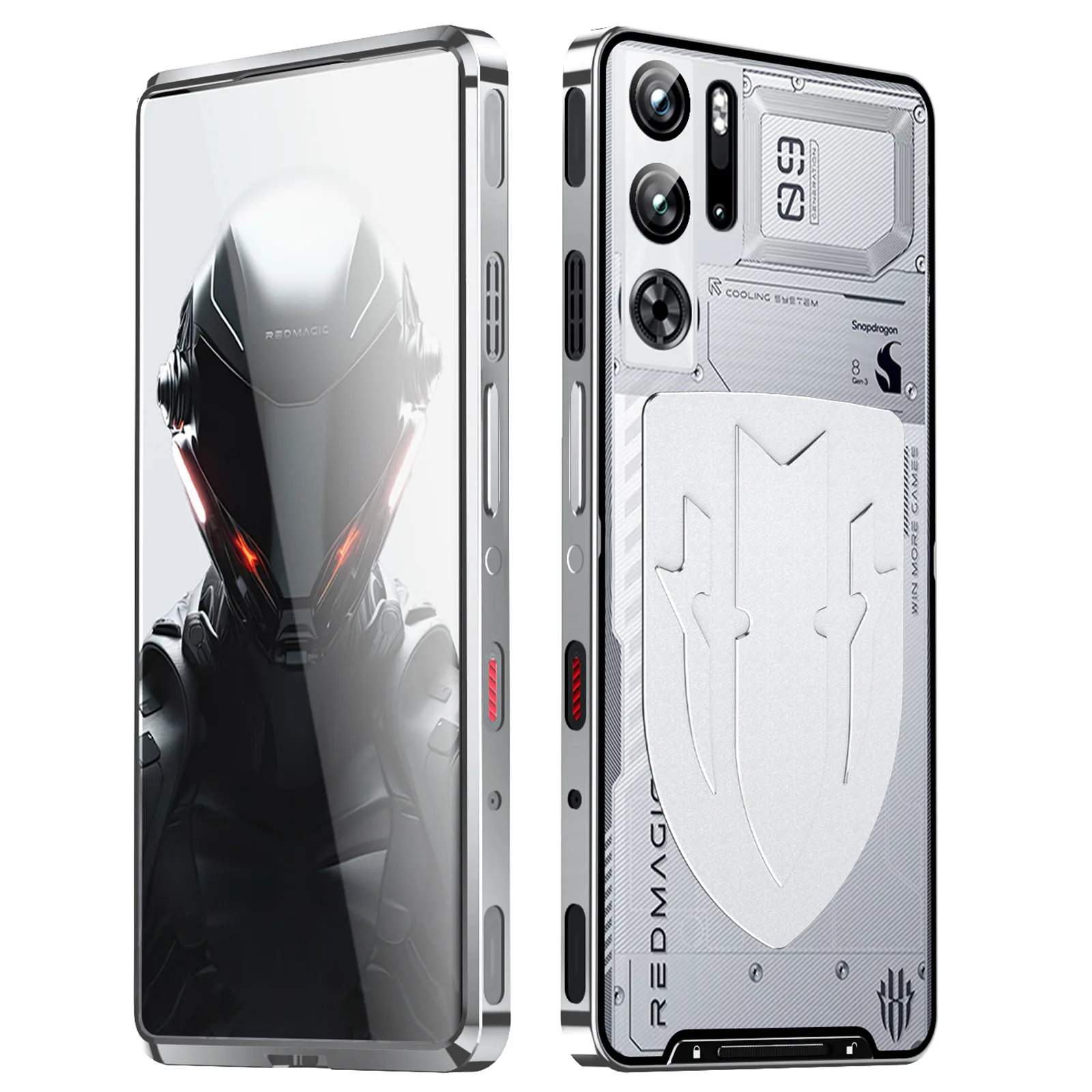 Shockproof-Metal-Armor-Cases-For-Zte-Red-Magic-9-Pro-Plus-Case-Magsafe ...