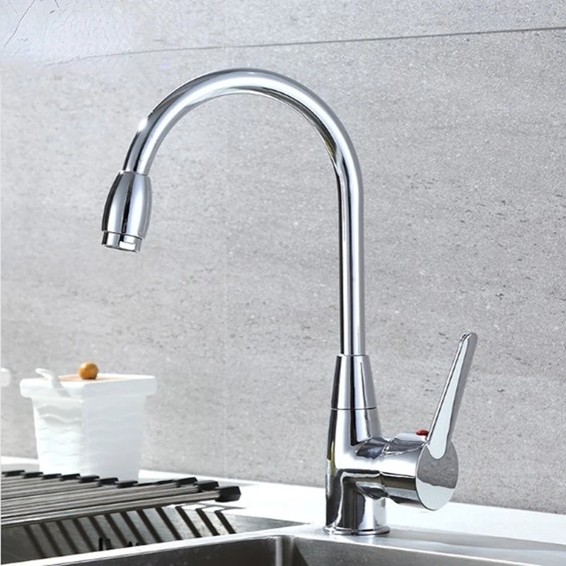 Cheap Kitchen Faucet Chrome Sink Mixer Tap Kitchen Accessories Hot and ...