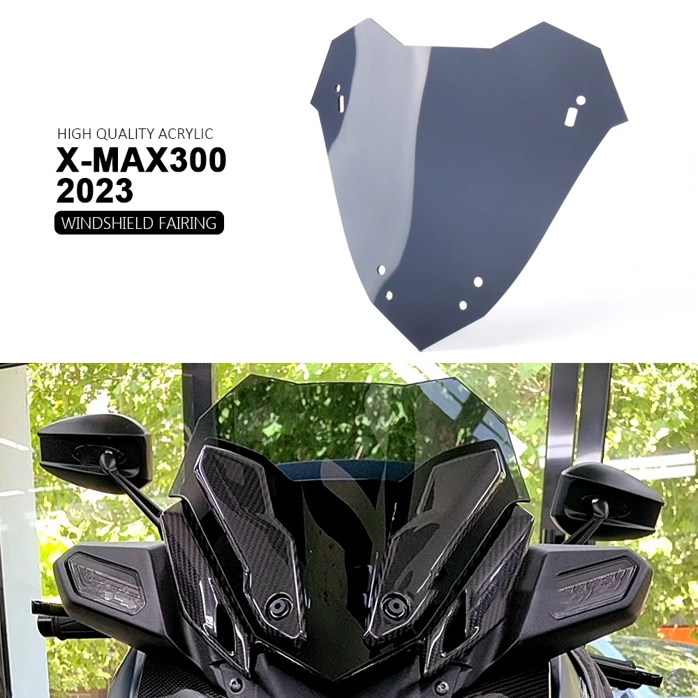 New-Motorcycle-Sports-Windshield-Windscreen-Visor-Viser-Deflector-Fits ...