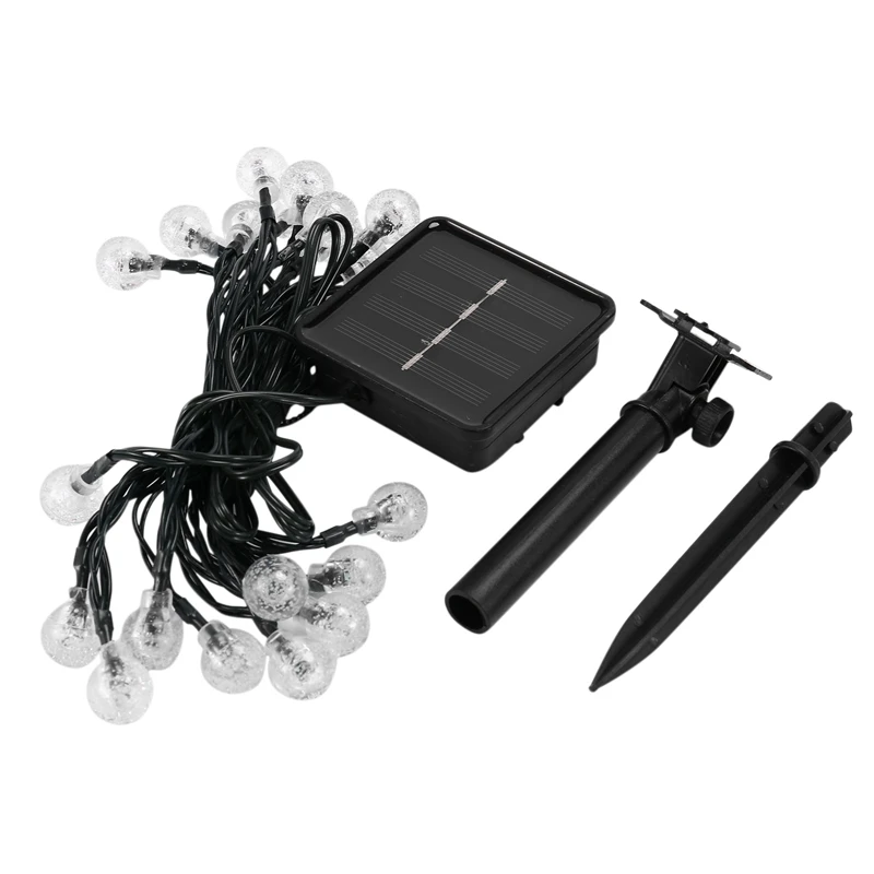 Bubble-Ball-Pendant-LED-Solar-String-Light-Crystal-Globe-LED-Lights-For ...