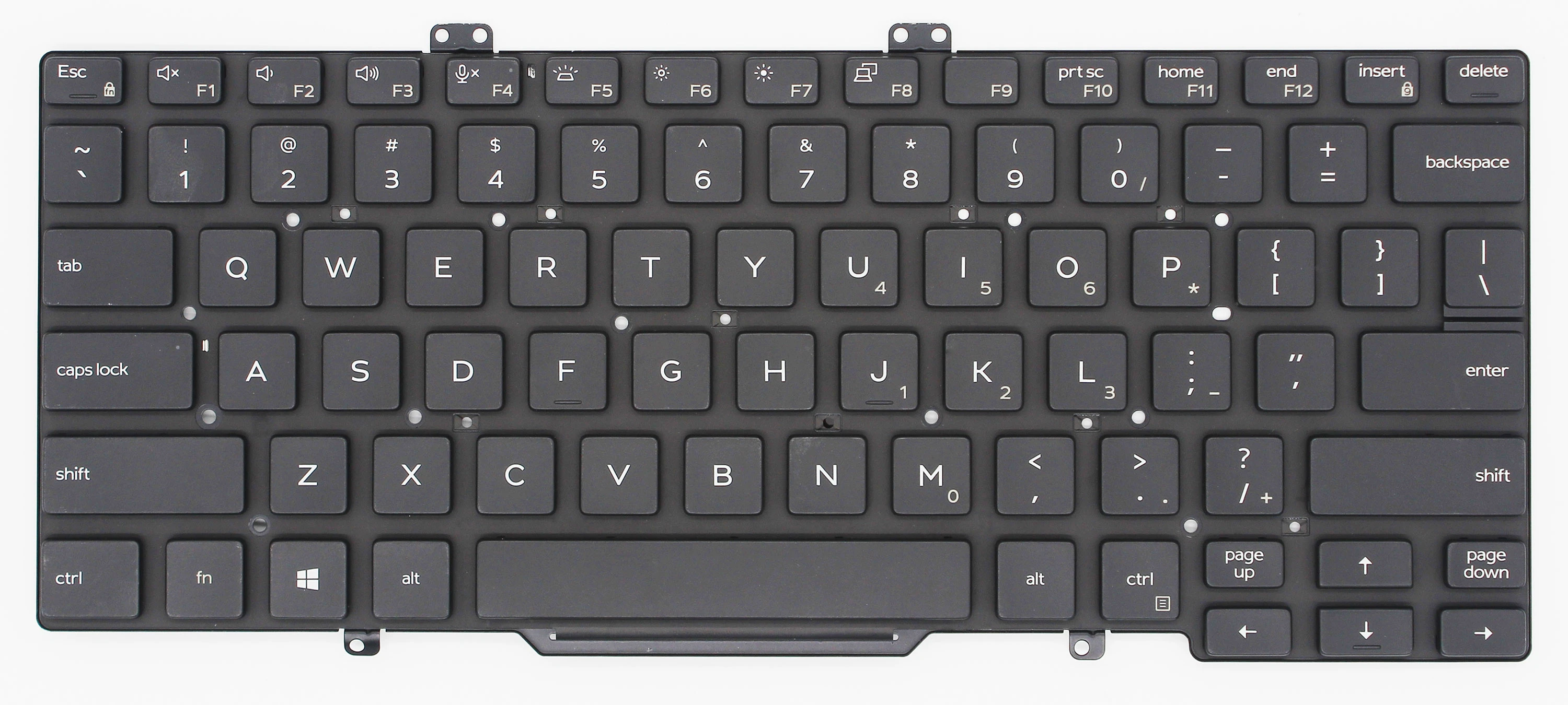 Larhon New Black Backlit Us English Keyboard For Dell Latitude 5400 ...