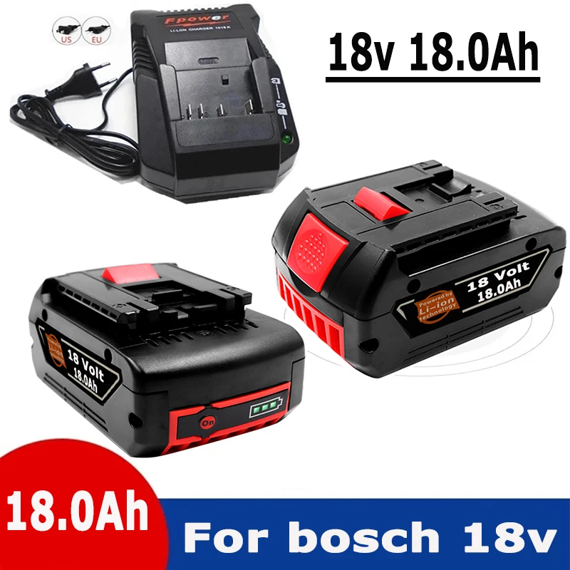 100-Original-18V-18-0Ah-Lithium-Ion-Rechargeable-Battery-for-Bosch ...