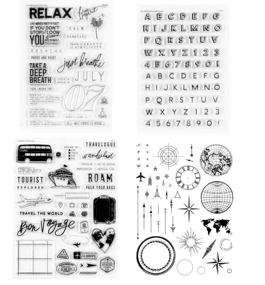 2023 New Transparent Clear Silicone Stamp/seal For Diy Scrapbooking ...