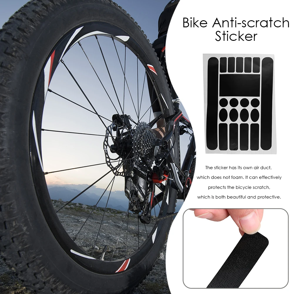 Bicycle Chain Protection Sticker MTB Bike Anti-scratch Anti-Rub Frame ...