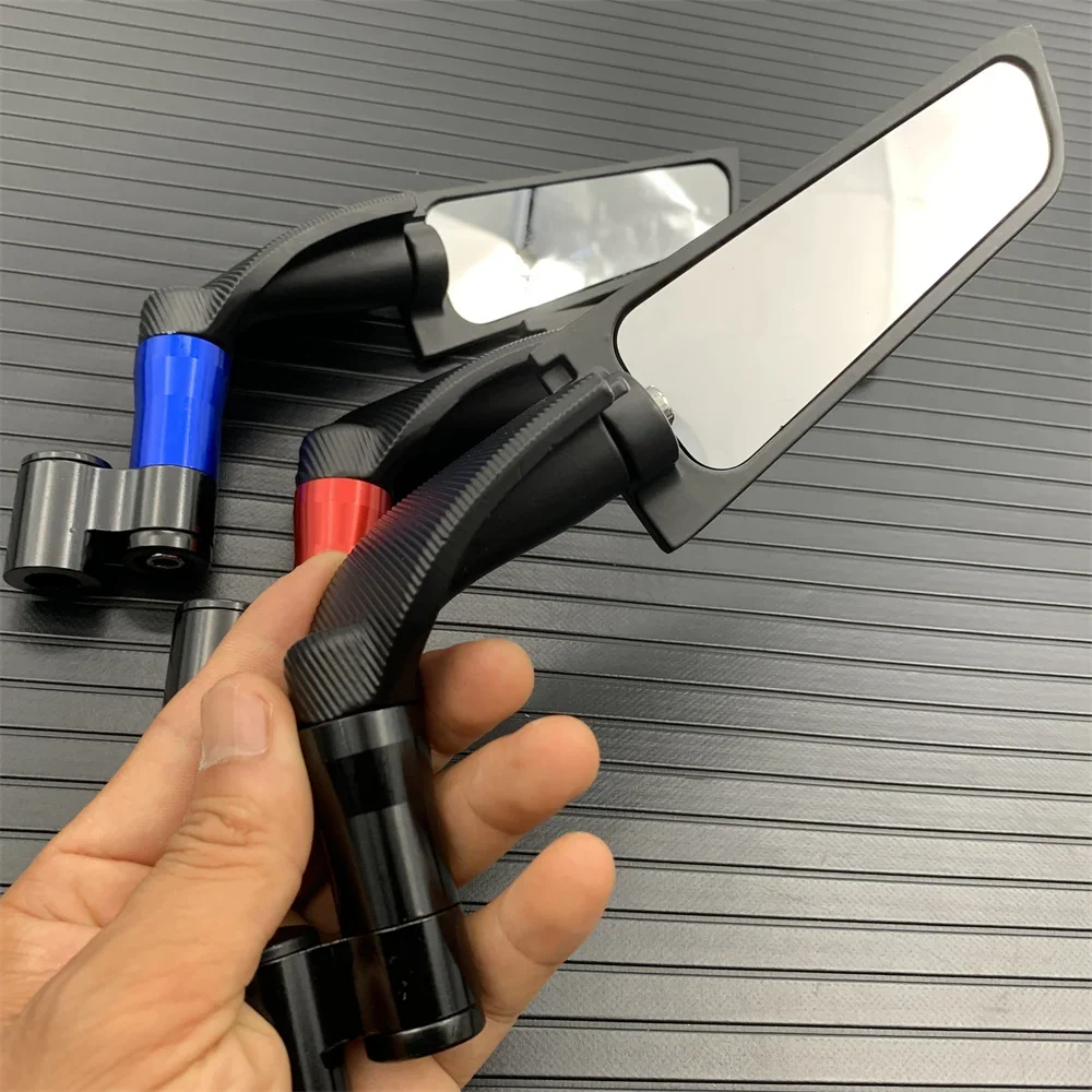 Motorcycle Stealth Winglets Adjustable Rotating Mirrors for YAMAHA MT ...