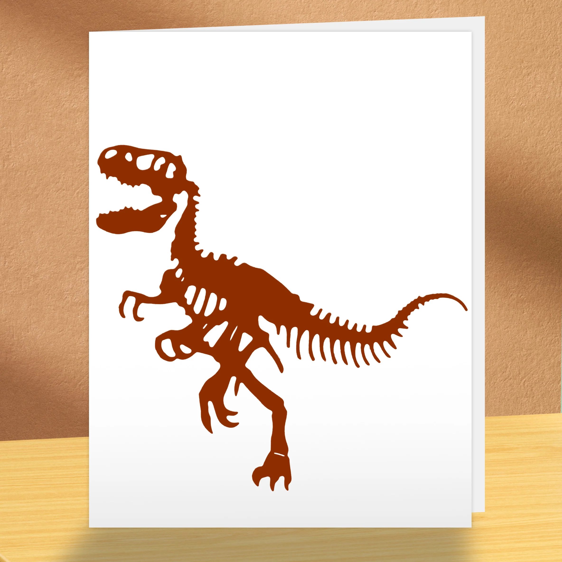 Dinosaur Skeleton Stencil