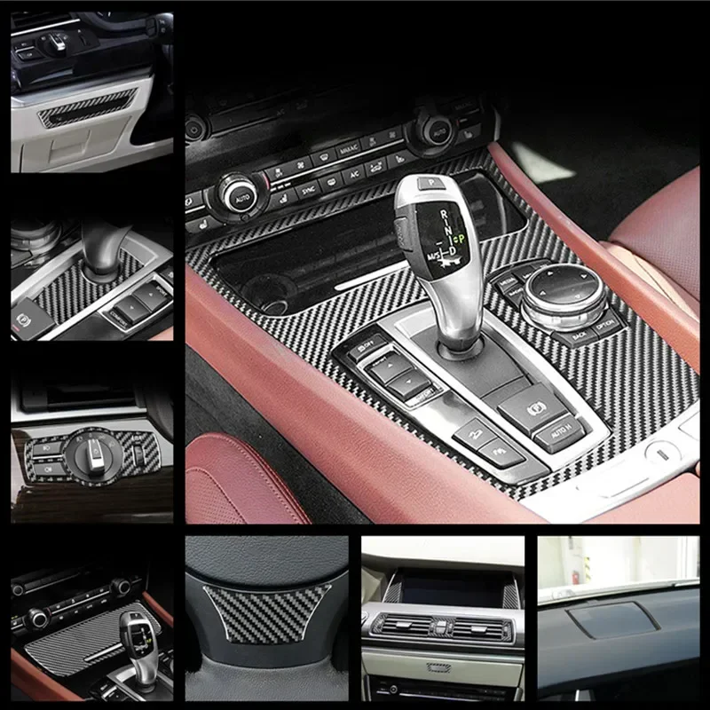 Carbon-Fiber-Gear-Shift-Frame-Decoration-For-BMW-5-Series-GT-F07-2010 ...