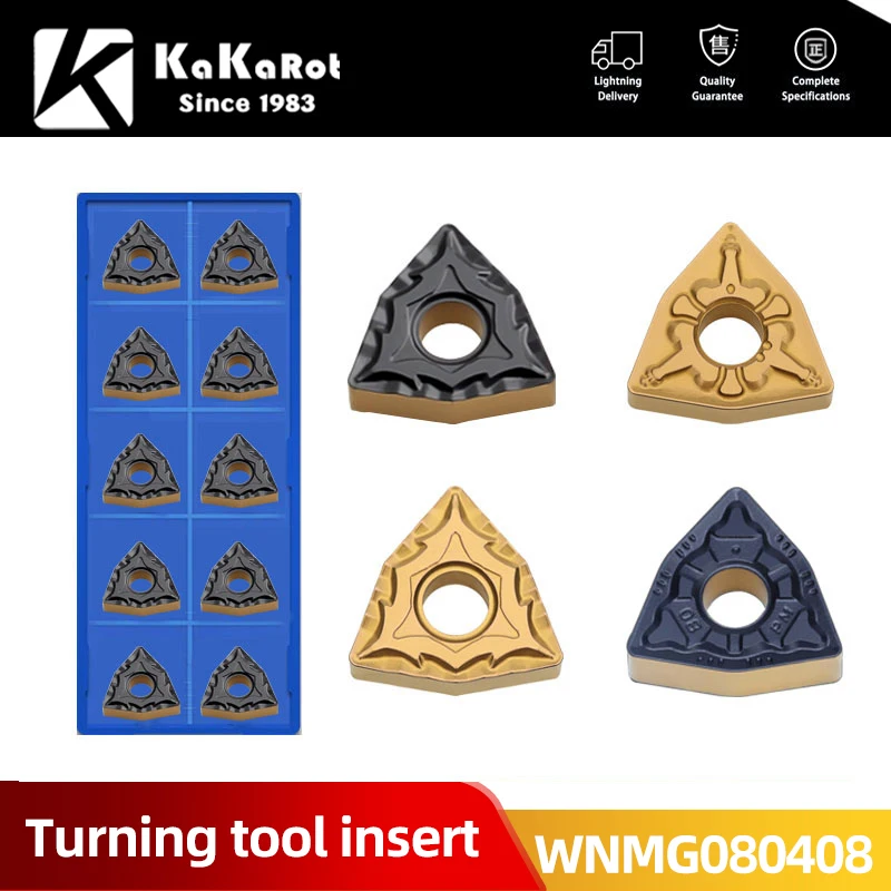 Kakarot-Carbide-Insert-WNMG080404-CQ-AP45-WNMG-080408-TM-Turning-Tools-Rough-machining-CNC-Lathe ...