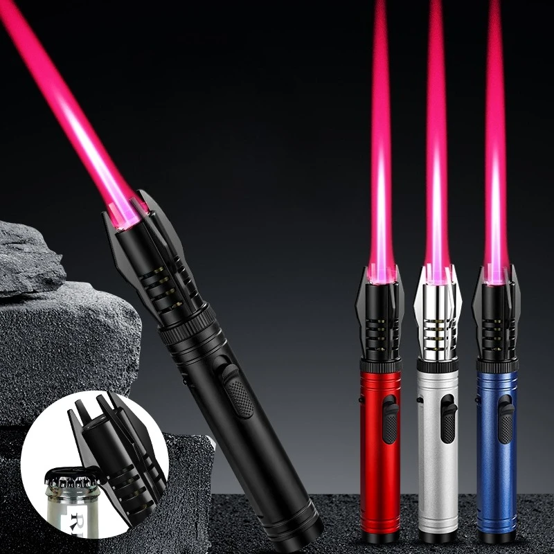 1300°C Red Flame Culinary Torch Lighter with Bottle Opener, High-Temp ...