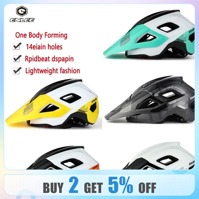 ENLEE-Bicycle-Helmet-Breathable-MTB-Road-Lntegrally-Molded-Ultralight ...