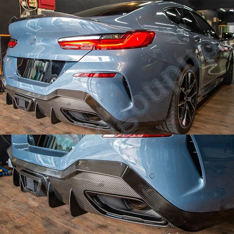 MAGICKIT-For-BMW-8-Series-G16-M850i-840d-Sport-Bumper-Rear-Diffuser-Lip ...