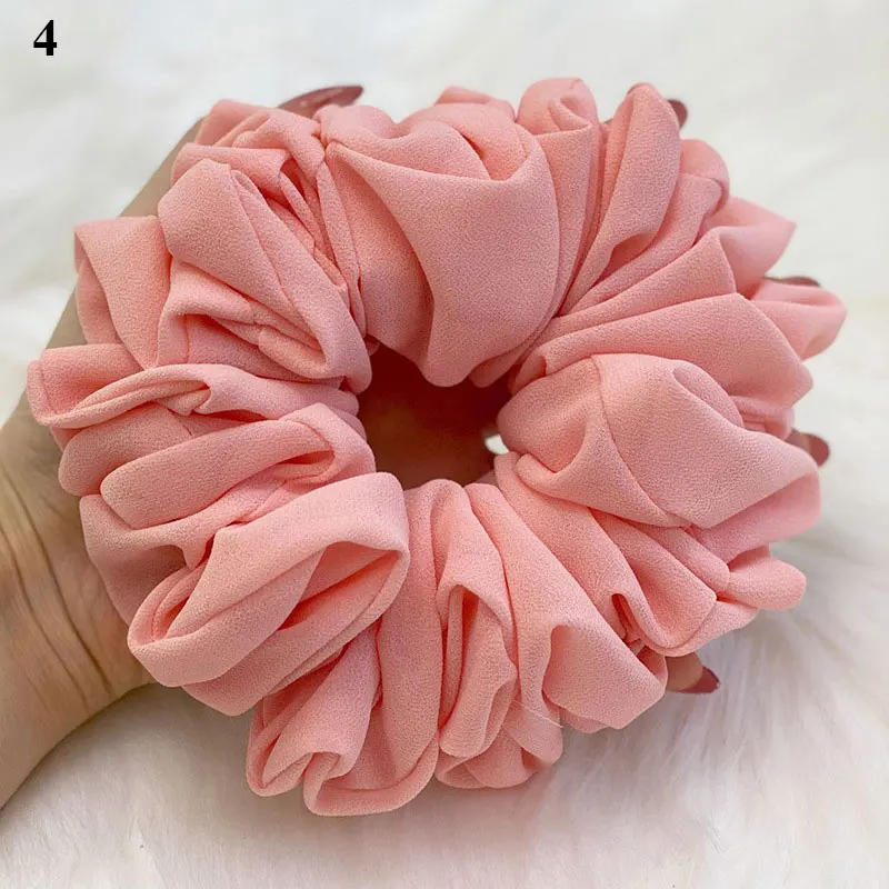 Muslim Fashion Bunch Hair Ties Malaysian Women Big Chiffon Rubber Band ...