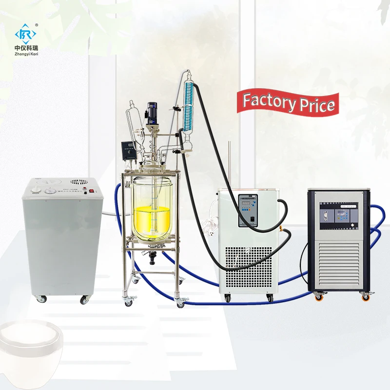 SF-10l-Laboratory-Lab-Jacketed-Flask-mix-Reactor-Reaction-Vessel-with ...