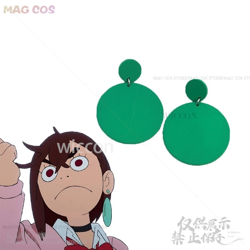 Momo-ayase-anime-dandadan-cosplay-brincos-adultos-mulheres-verde ...