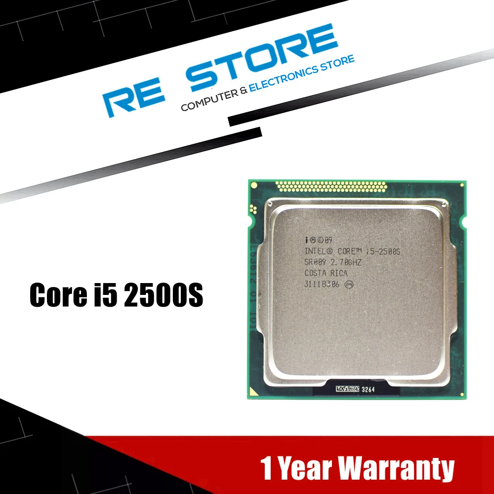 Intel Core I5 2500s 2.7ghz Quad-core 6m 5gt/s Processor Sr009 Socket ...