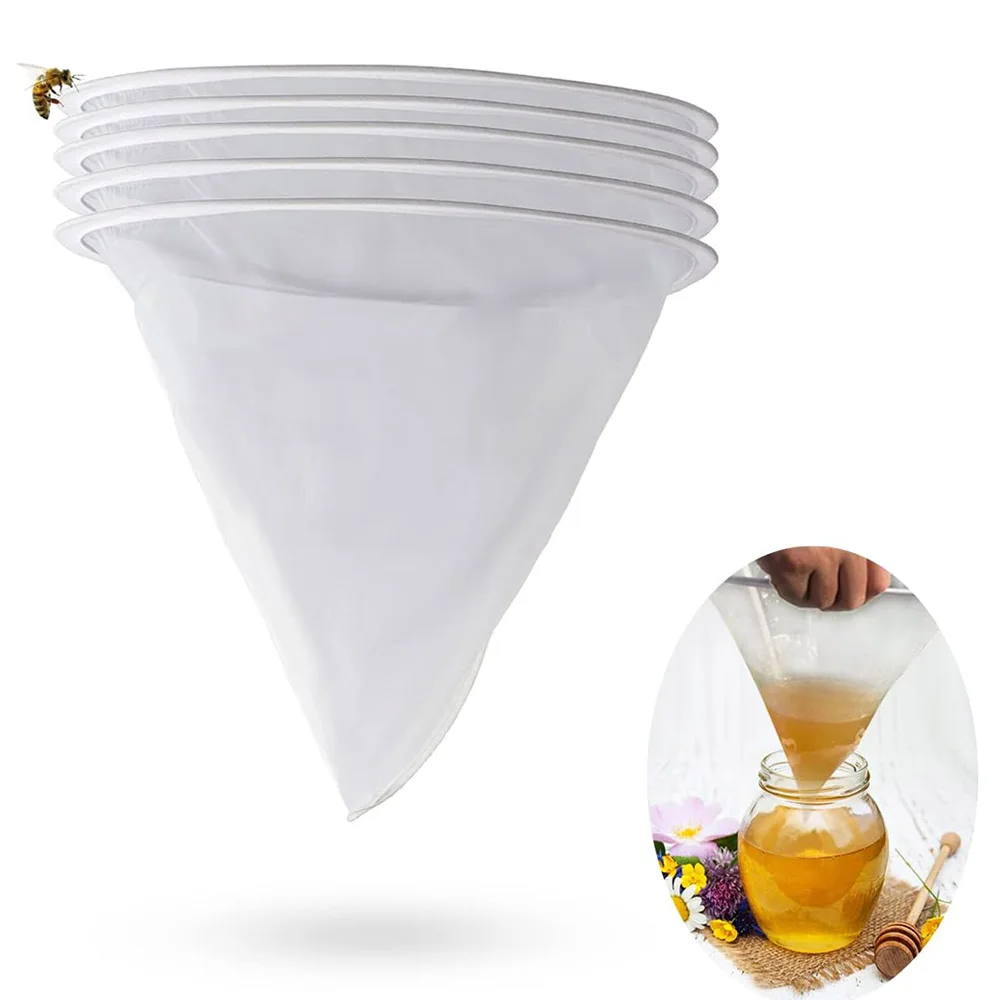Bee-Honey-Filter-Precision-Screener-Strainer-Funnel-shaped-Nylon ...