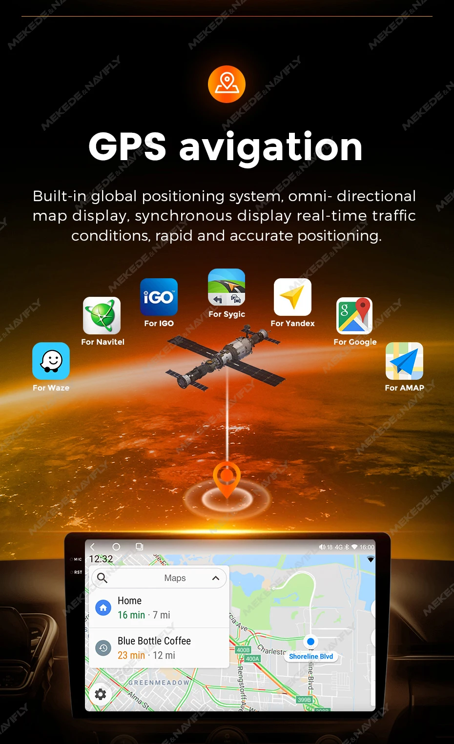 MEKEDE M7 Plus Беспроводная Автомагнитола Android для Ниссан Х Трейл ...
