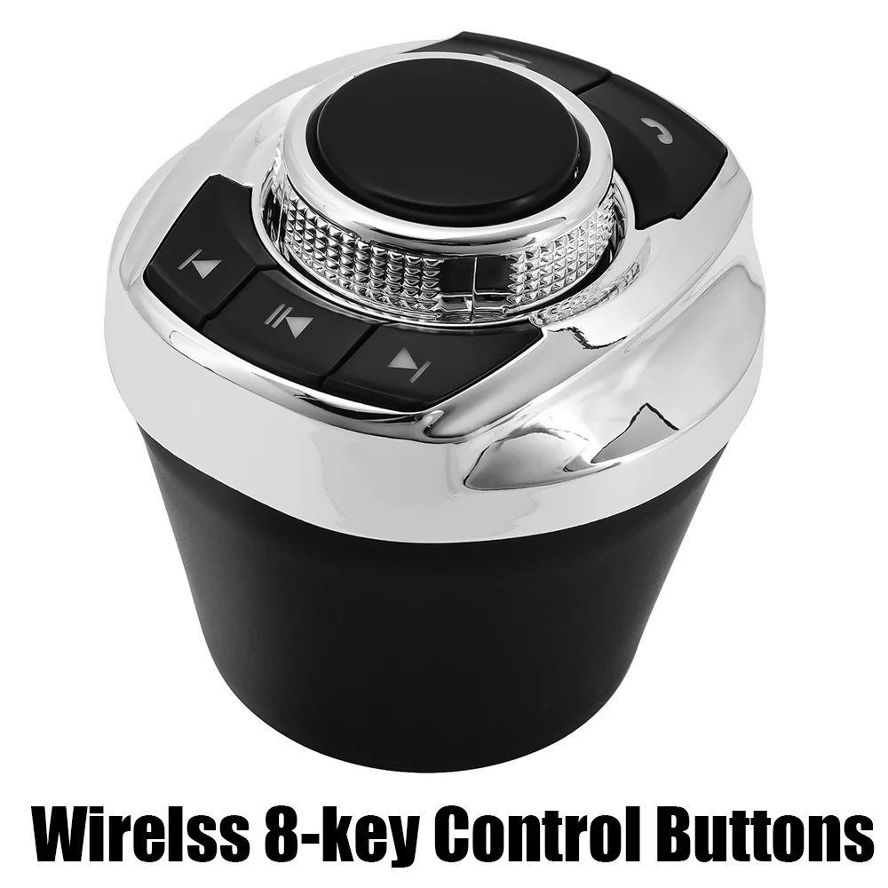 Universal-Wireless-Intelligent-Car-Steering-Wheel-With-LED-Light-8-key ...