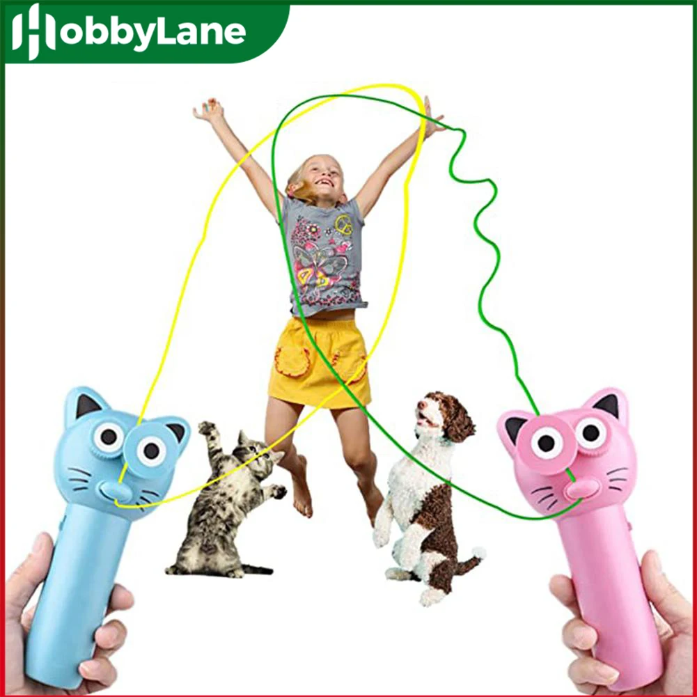 Launcher-Fling-String-Toy-Handheld-Rope-Strings-Toys-Outdoor-Electric-Decompression-Toy-Cat ...
