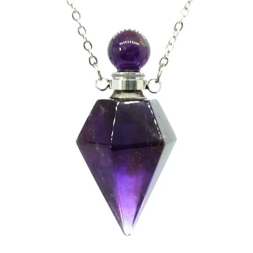 Crystal-Perfume-Diffuser-Bottle-Pendant-Necklace-For-Women-Men-Natural ...