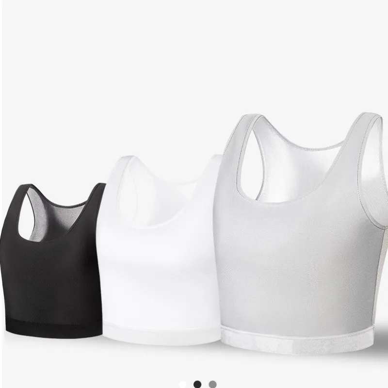 Chest-Binder-Trans-Chest-Bra-Flat-Breast-Binder-Sports-Bra-Pullover ...