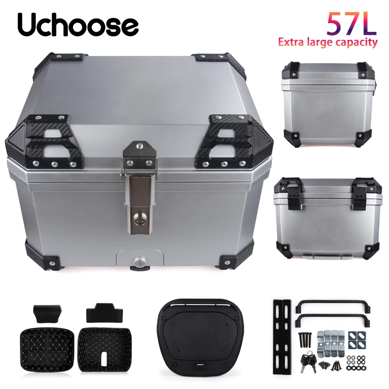 57L Motorcycle Tail Box Universal For R1200GS R1250GS F800GS F850GS ...