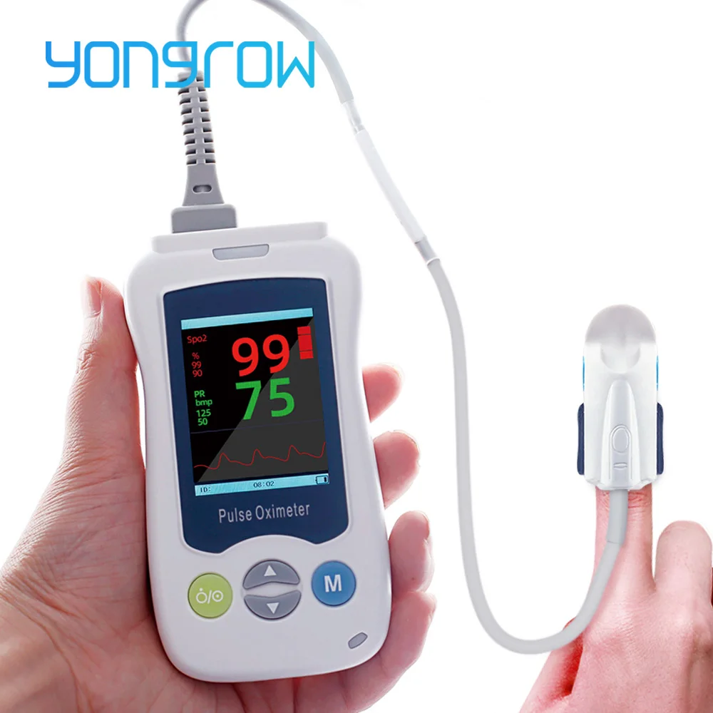 Yongrow Handheld Pulse Oximeter Rechargeable Portable Handheld Pulse ...