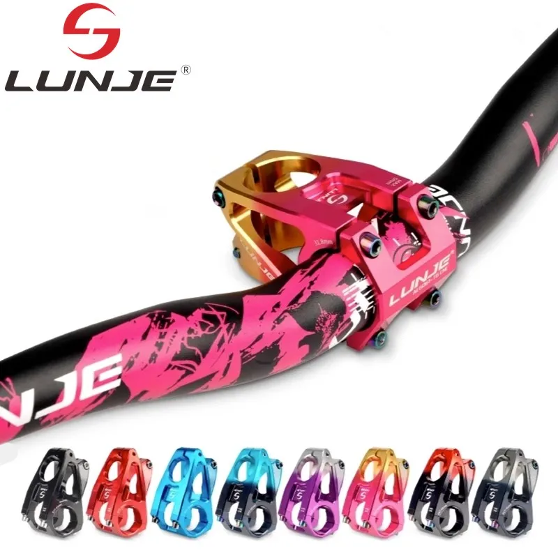 LUNJE-CNC-Bicycle-Handlebar-Stem-Mtb-Power-Short-35mm-43mm-45mm ...