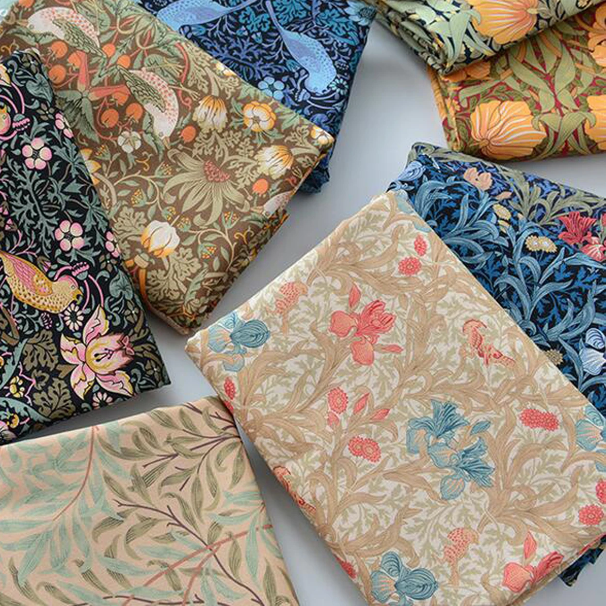 William Morris Fabrics Quilting | William Morris Fabric Yard - Flower ...