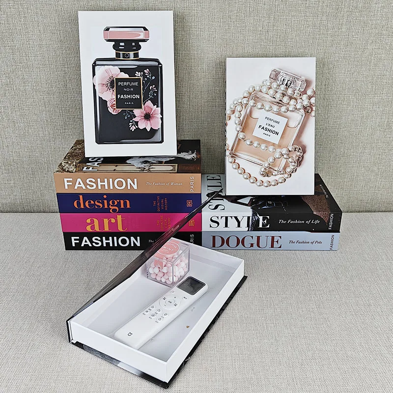 Mode-Parfum-Meisje-Luxe-Decoratie-Boeken-Opbergdoos-Thuis-Woonkamer ...