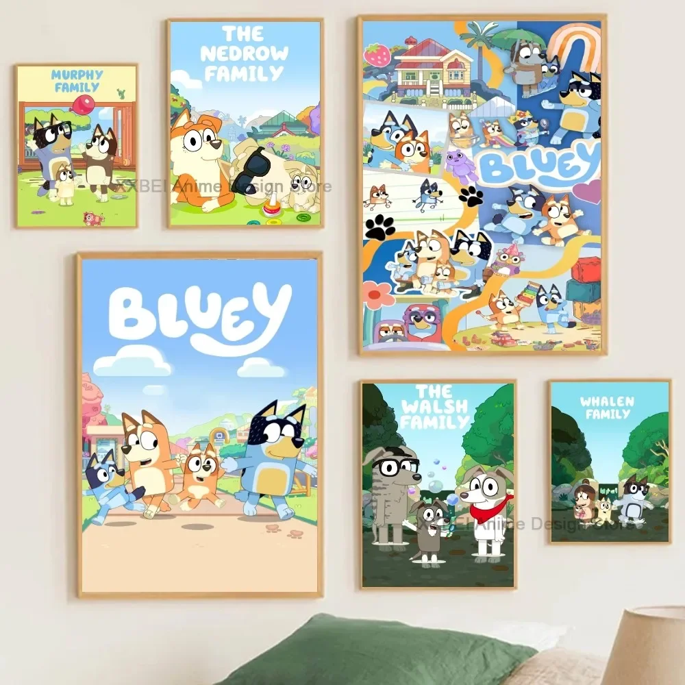 1pc-Modern-Interior-Wall-Decoration-Hanging-Painting-B-Bluey-Cute ...