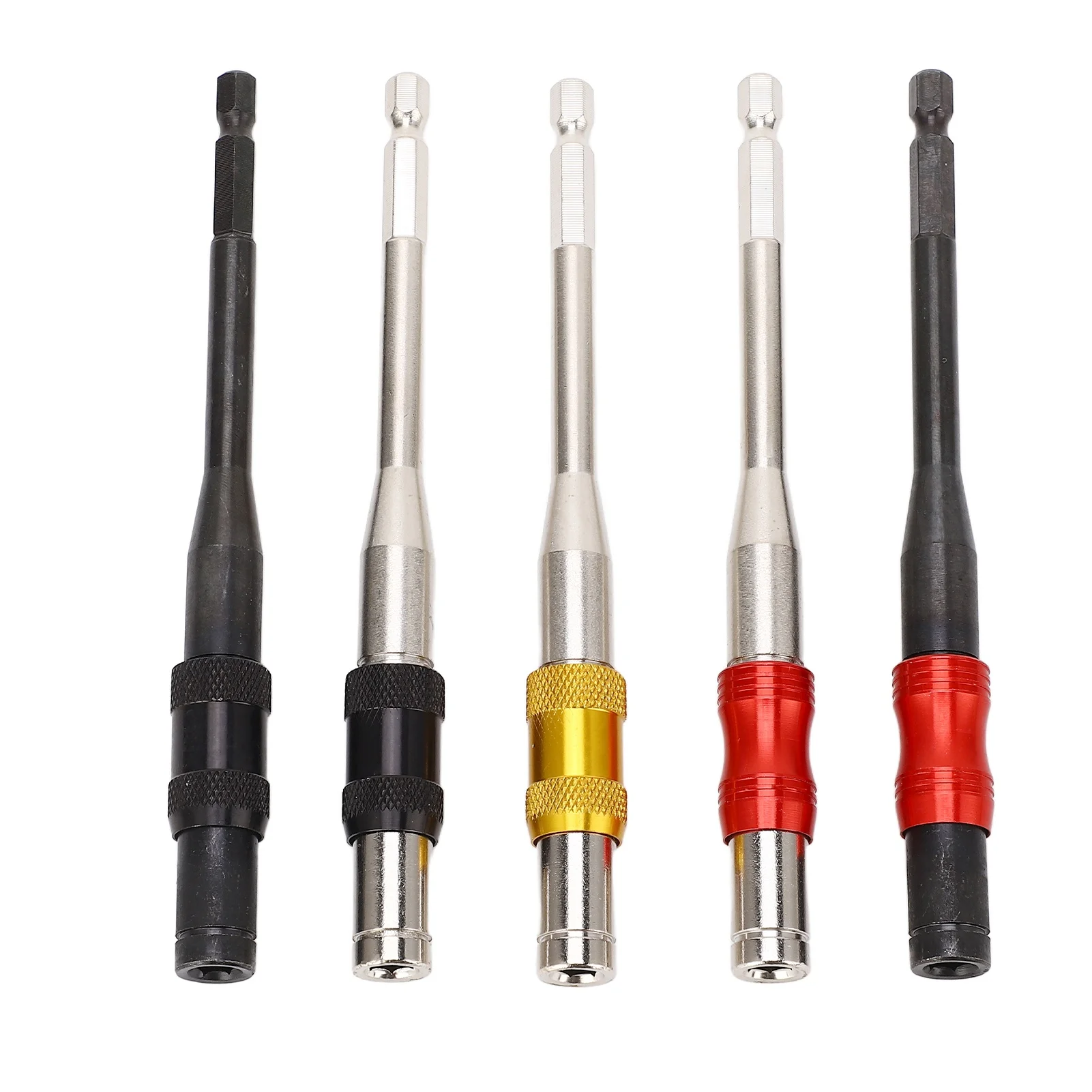 5Pcs-Drill-Bit-Extension-1-4in-Hex-Shank-Magnetic-Screwdriver-Bit ...