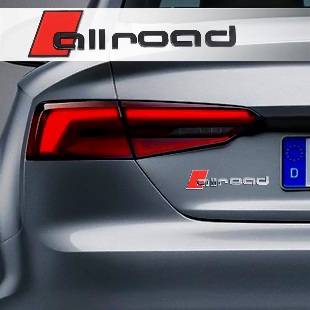 3D-Metal-Car-Stickers-Allroad-Emblem-Car-Trunk-Rear-Body-Decor-for-Audi ...